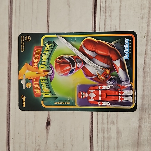 Super7 | Toys | Super7 Mighty Morphin Power Rangers Red Ranger Action ...